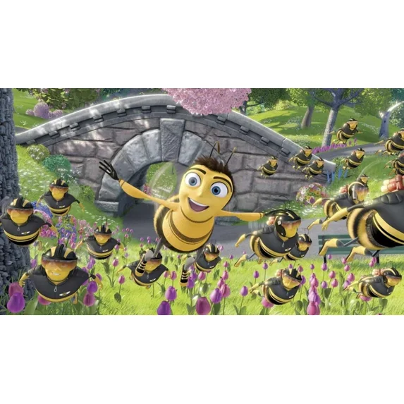 2007 Bee Movie Movie Poster Jerry Seinfeld Renee Zellweger Barry ...