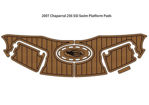 2007 Chaparral 256 SSI Swim Platform Pad Boat EVA Foam Teak Deck Floor ...