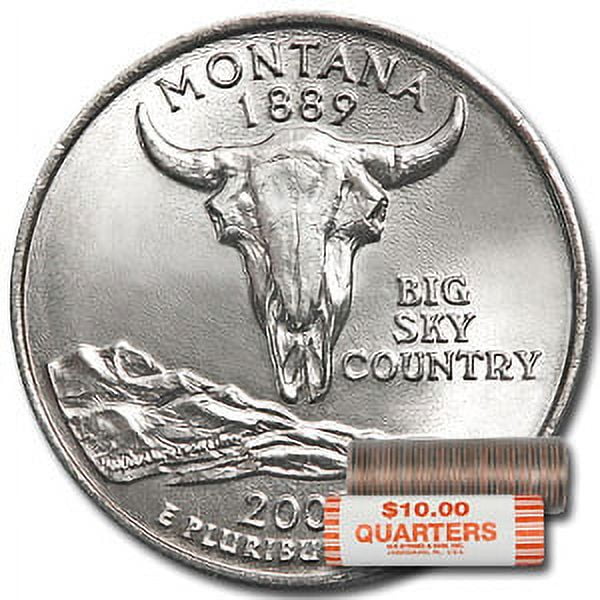 2007-D Montana Statehood Quarter 40-Coin Roll BU - Walmart.com