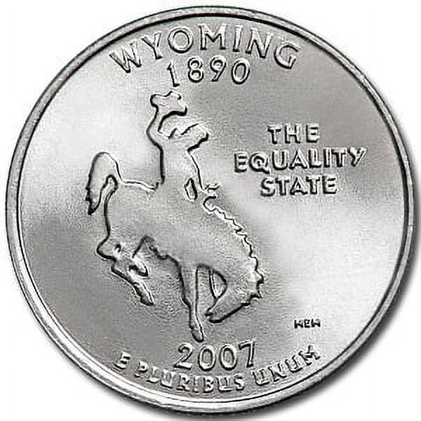 2007-D Wyoming State Quarter BU - Walmart.com