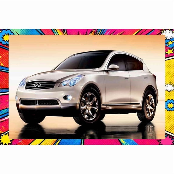 2007 Infiniti EX Concept - Pop Art Edition | 20x30 Inch Laminated ...