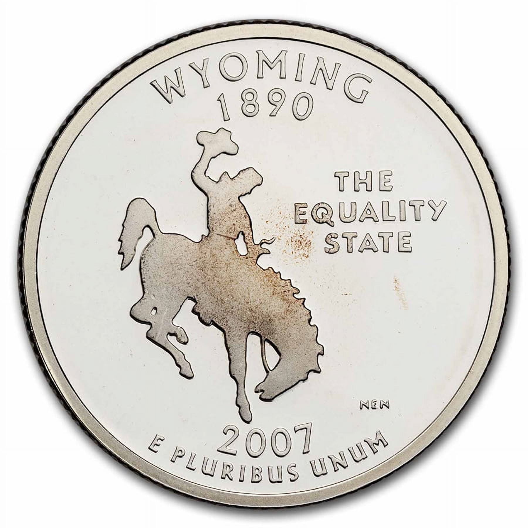 2007-S Wyoming State Quarter Gem Proof (Silver) - Walmart.com