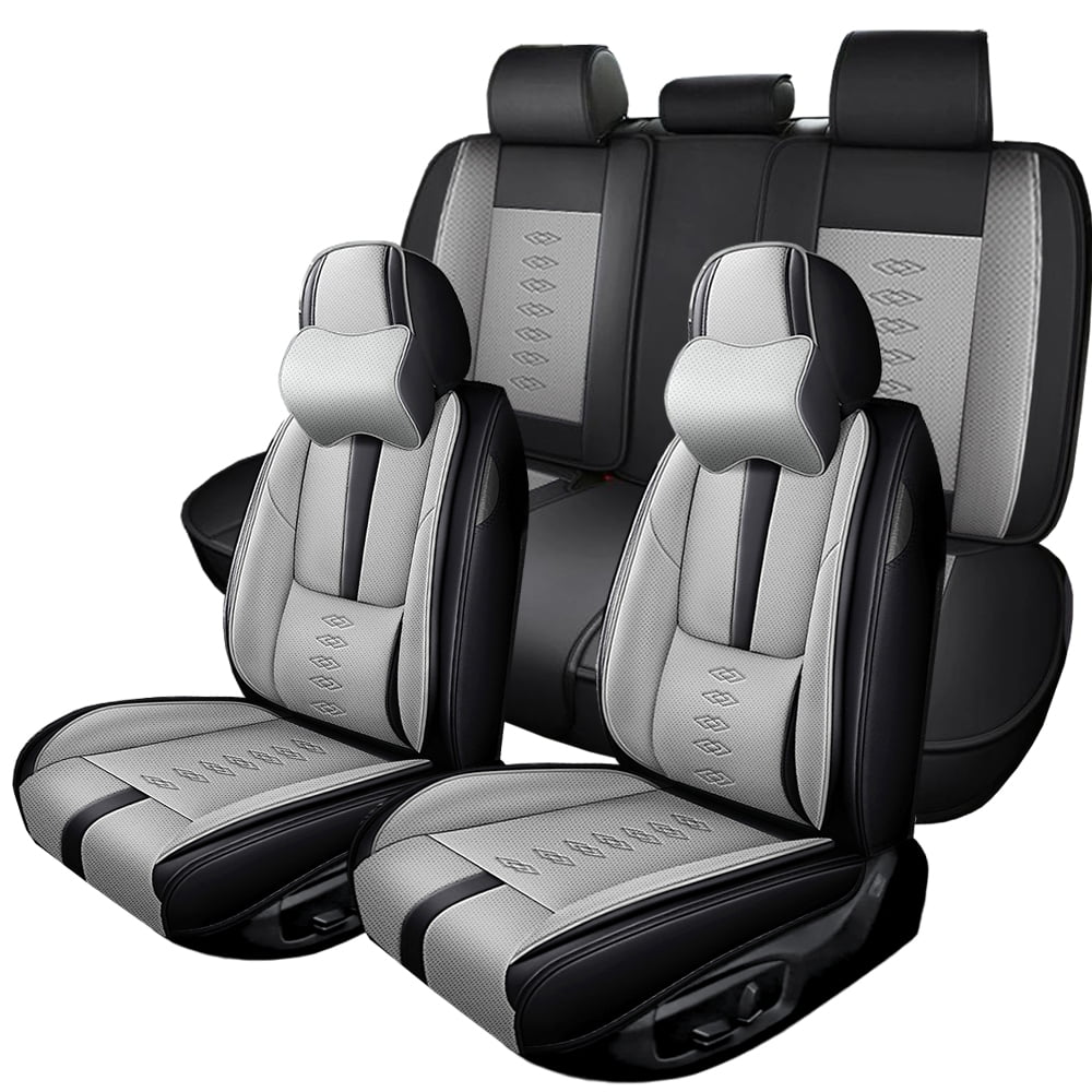 2007 for TOYOTA PRIUS Seat Cover, Gray and Black Car Seat Covers, PU ...