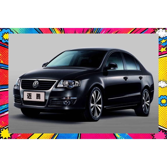 2007 Volkswagen Magotan - Pop Art Edition | 20x30 Inch Laminated Poster ...