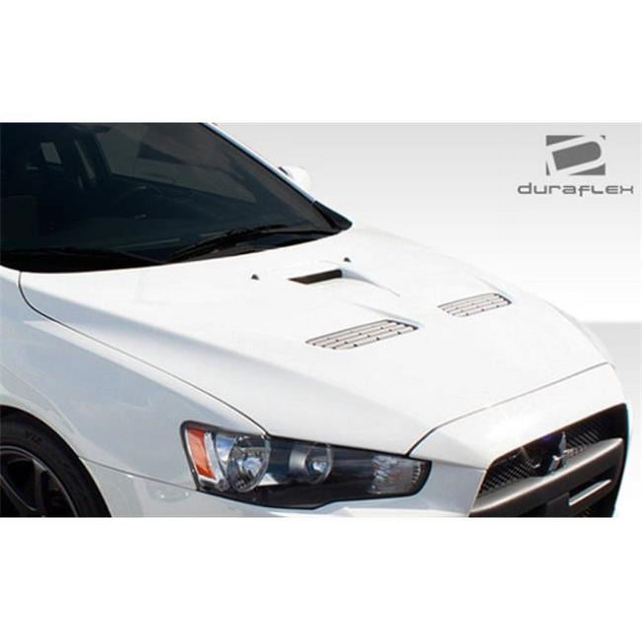 2008-2014 Mitsubishi Lancer & Lancer Evolution 10 Evo X Look Hood ...