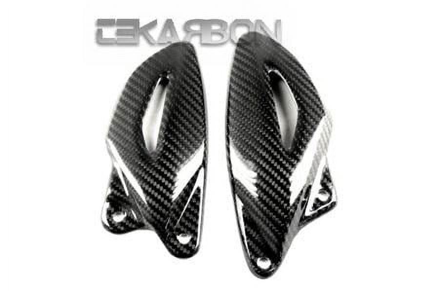 2008 - 2015 Triumph Street Triple Carbon Fiber Heel Plates - Walmart.com