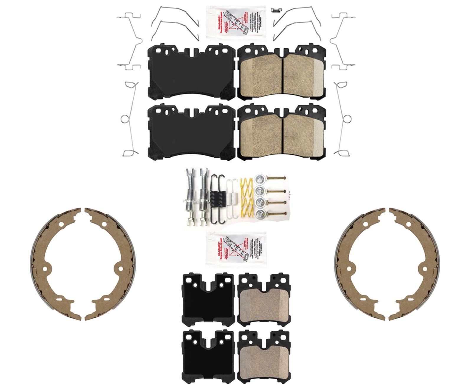 2008-2016 for Lexus for LS600h iPro Premium Ceramic Brake Pads w ...