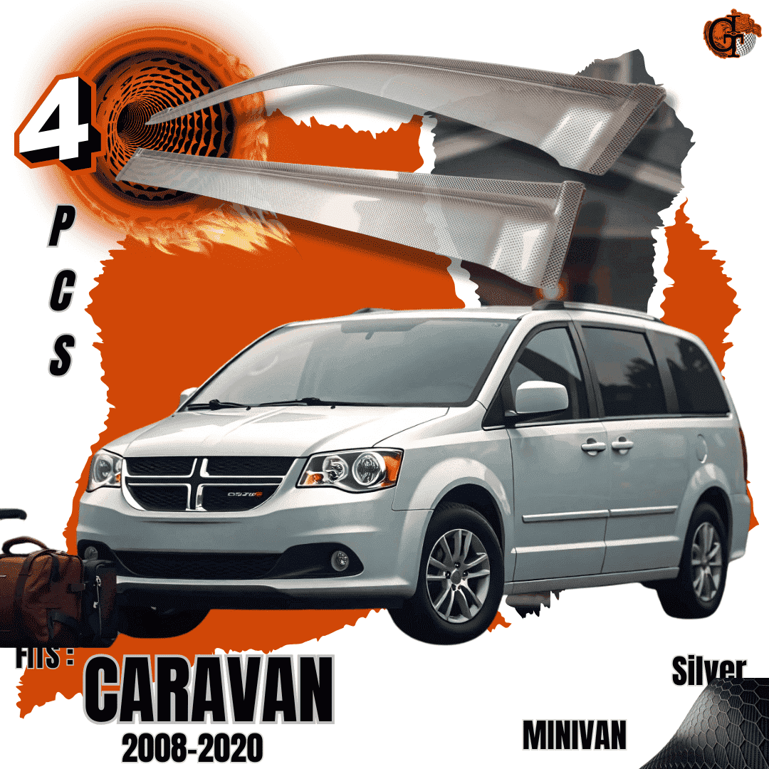 GIT Rain Guard Side Window Wind Deflector for 2008-2020 Dodge Grand ...