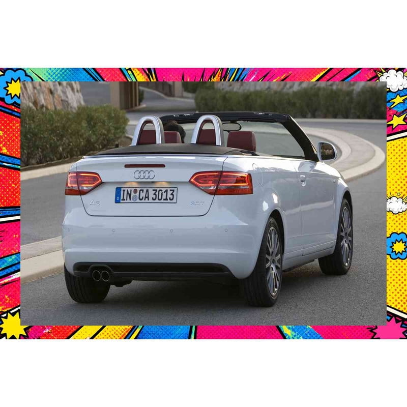 2008 Audi A3 Cabriolet S Line Style B - Pop Art Edition | 20x30 Inch ...