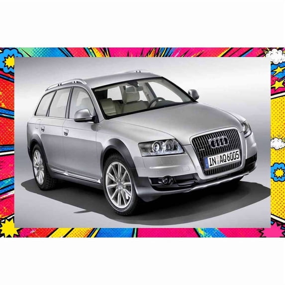 2008 Audi A6 Allroad - Pop Art Edition | 20x30 Inch Laminated Poster ...