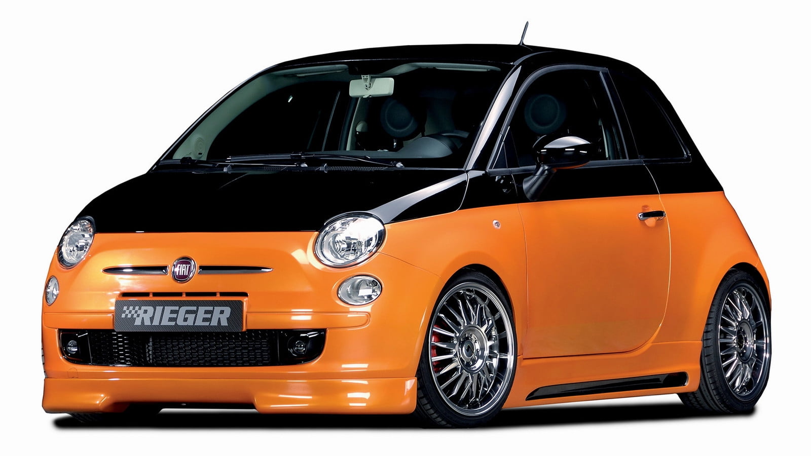 2008 Fiat 500 by Rieger - 24x36 Inch Glossy Laminated Poster - Stunning ...
