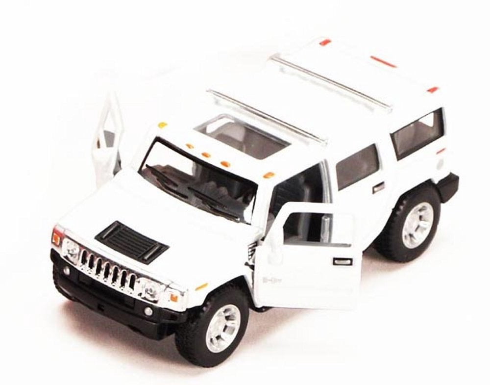 2008 Hummer H2 SUV, White - Kinsmart 5337D - 1/40 scale Diecast Model ...