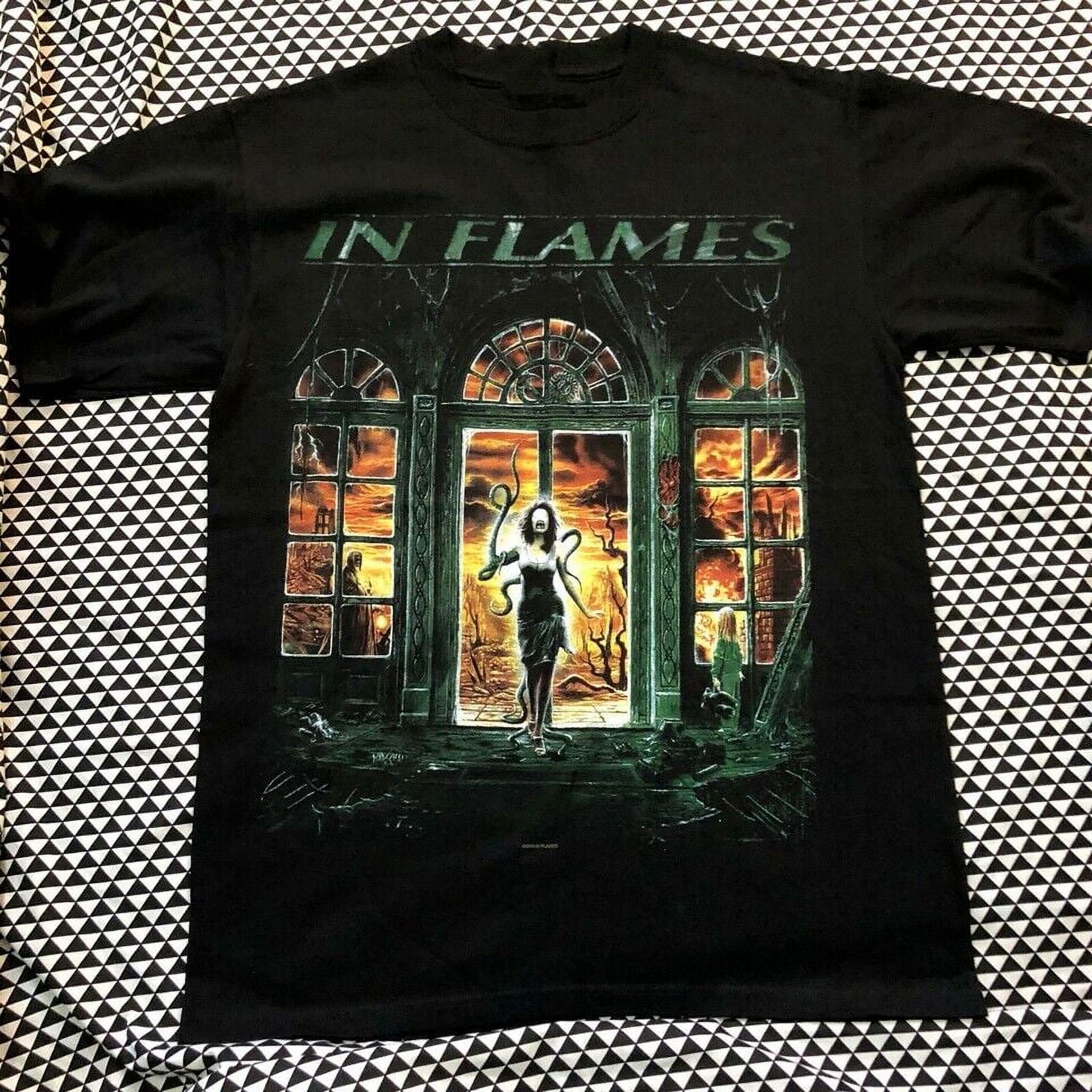 2008 IN FLAMES Whoracle Cotton Black Men All Size T-shirt - Walmart.com