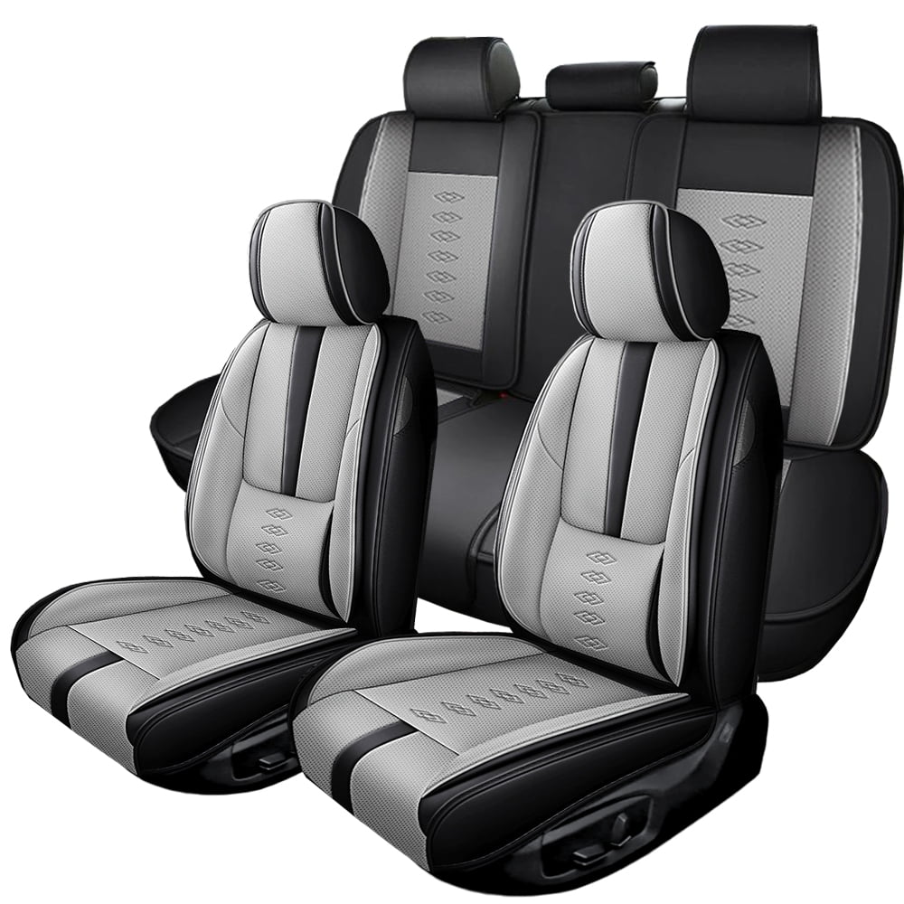 2008 for JEEP WRANGLER Seat Cover, Leather 5 Piece Full Set With Lumbar ...