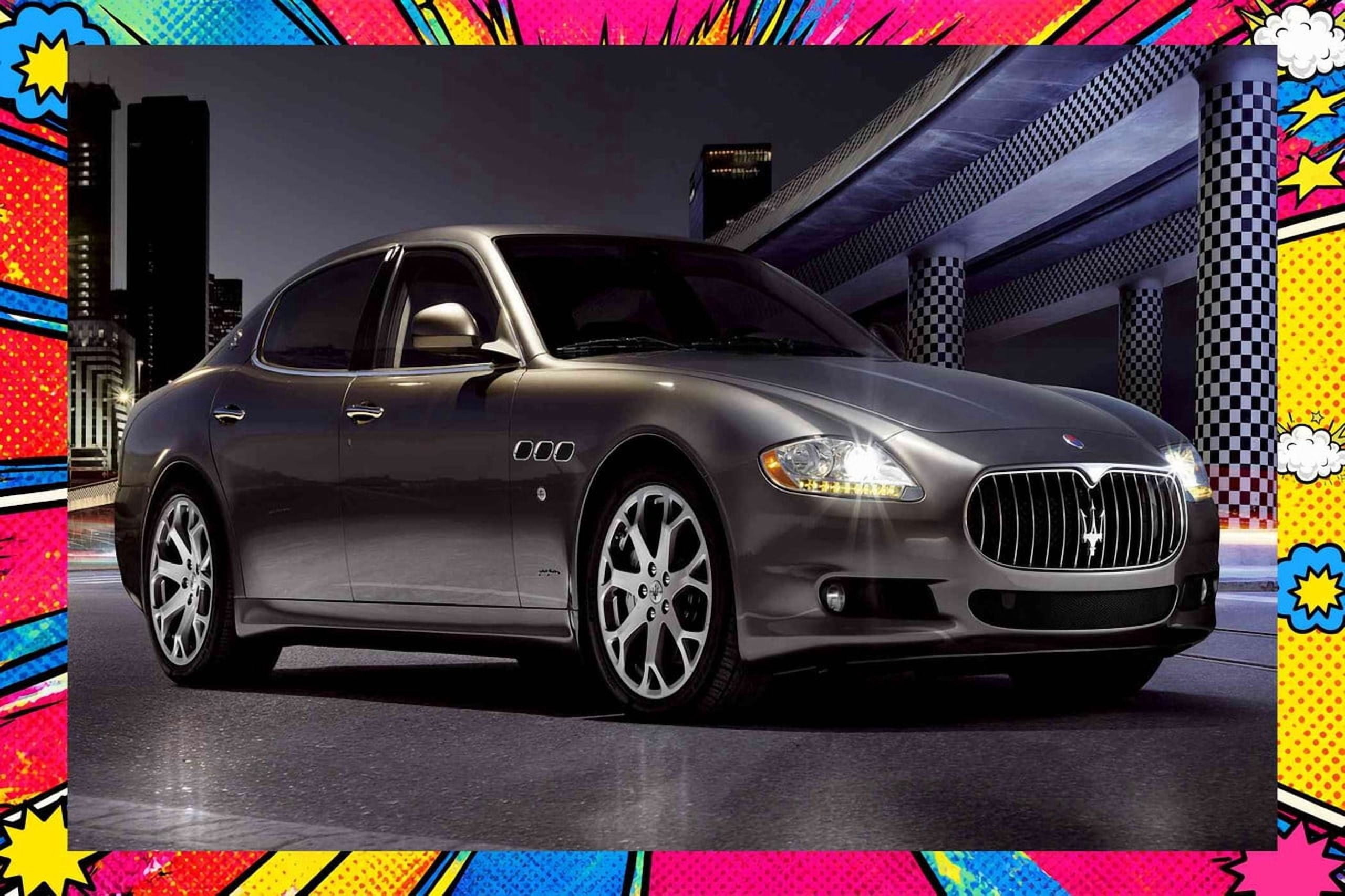 2008 Maserati Quattroporte - Pop Art Edition | 20x30 Inch Laminated ...