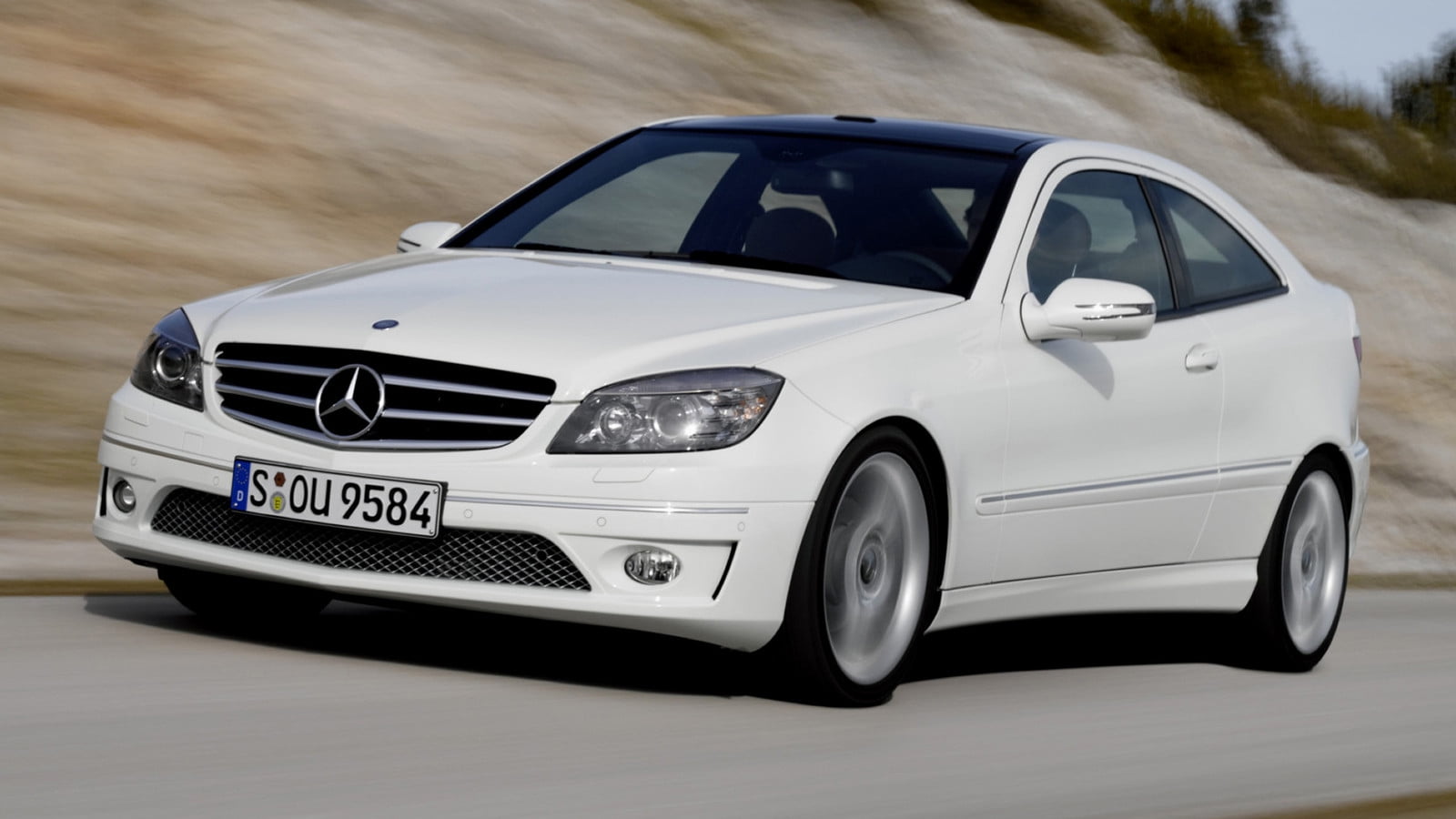 2008 Mercedes Benz CLC Class Car - Style A - 24x36 Inch Laminated ...
