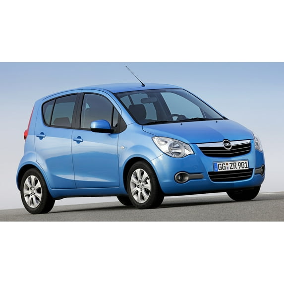 2008 Opel Agila - 12x18 Inch Laminated Poster - Stunning Detail and ...