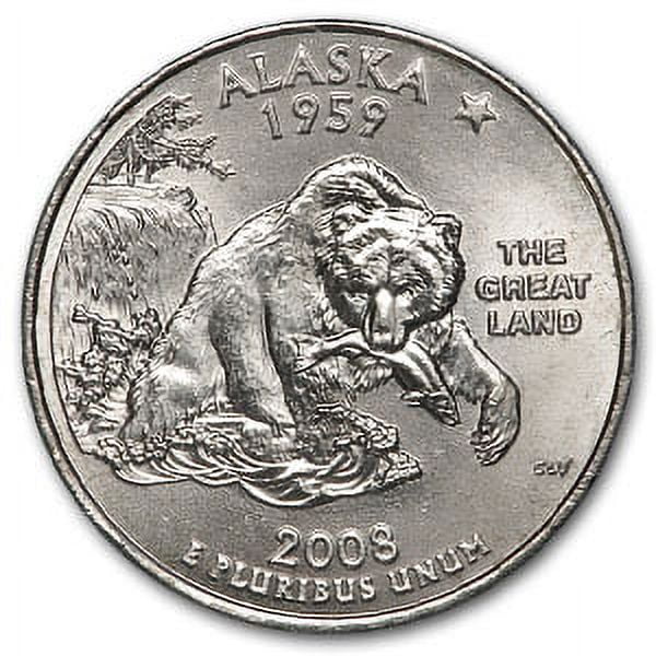 2008-P Alaska State Quarter BU - Walmart.com
