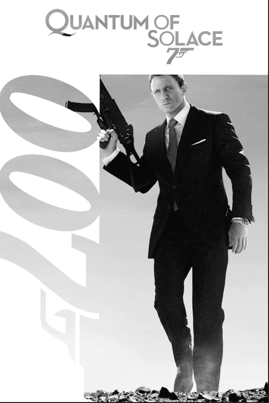 2008 Quantum of Solace Movie Poster 24x36 James Bond Action Thriller ...