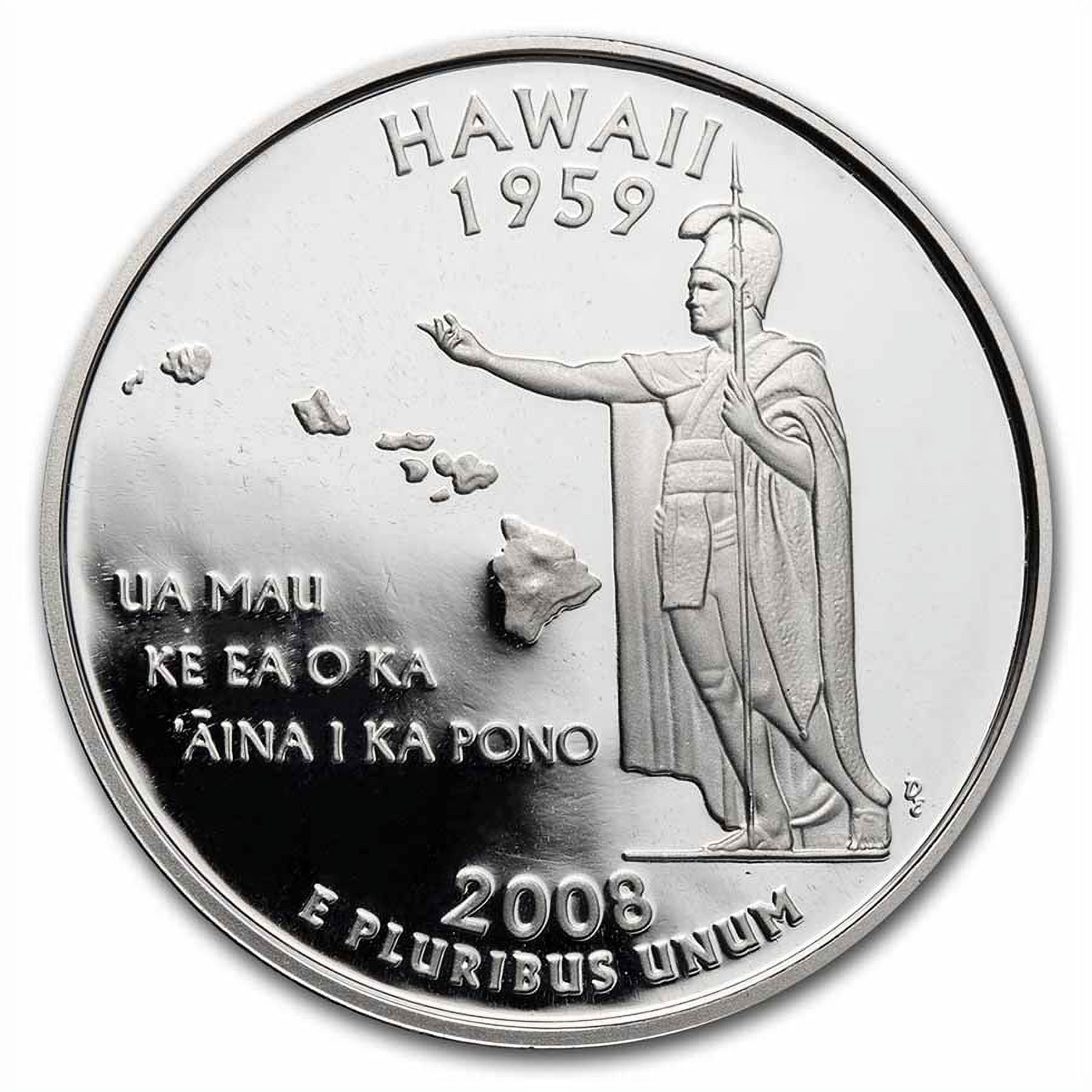 2008-S Hawaii State Quarter Gem Proof (Silver) - Walmart.com