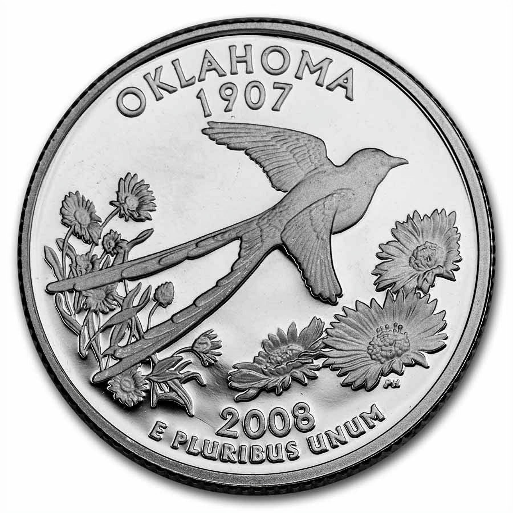 2008-S Oklahoma State Quarter Gem Proof (Silver) - Walmart.com