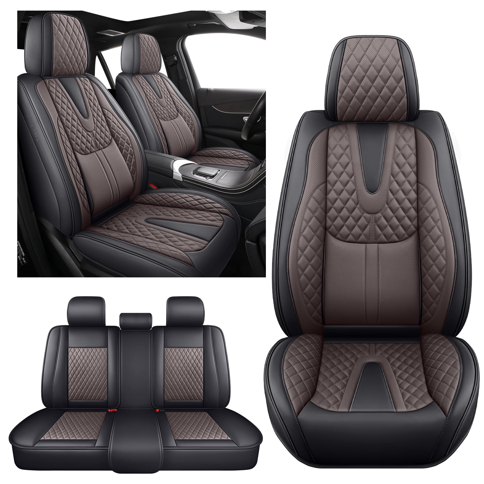 2008 for SUZUKI FORENZA Seat Cover, Black and Coffee Car Seat Covers ...