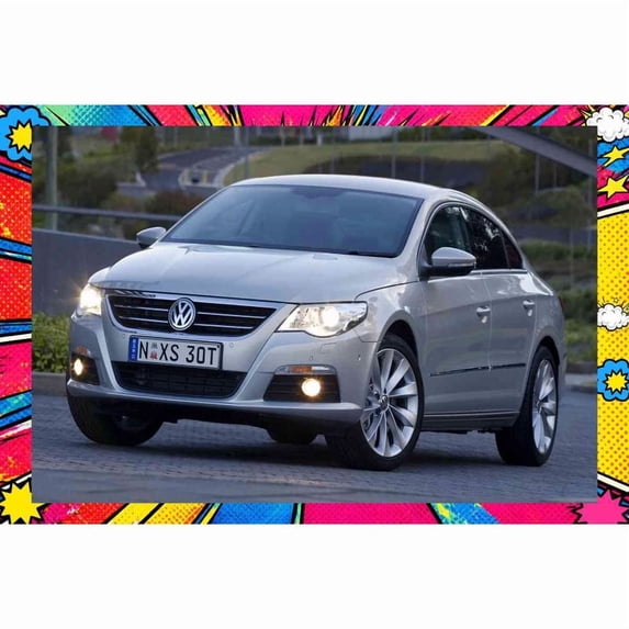2008 Volkswagen CC AU - Pop Art Edition | 24x36 Inch Laminated Poster ...
