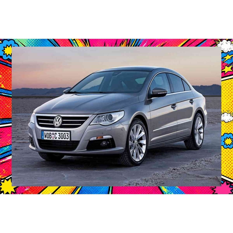 2008 Volkswagen Passat CC - Pop Art Edition | 12x18 Inch Laminated ...