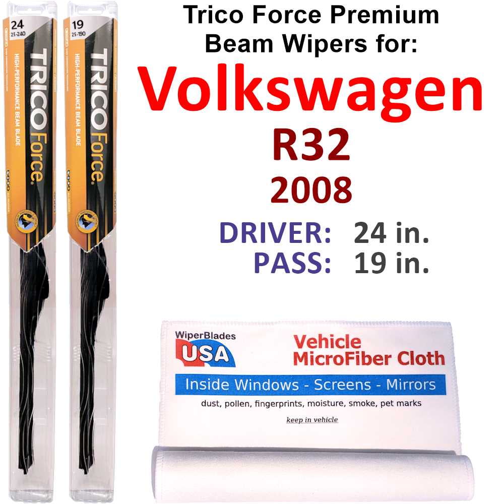 2008 Volkswagen R32 Performance Beam Wipers (Set of 2) - Walmart.com