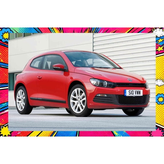 2008 Volkswagen Scirocco UK - Pop Art Edition | 20x30 Inch Glossy ...