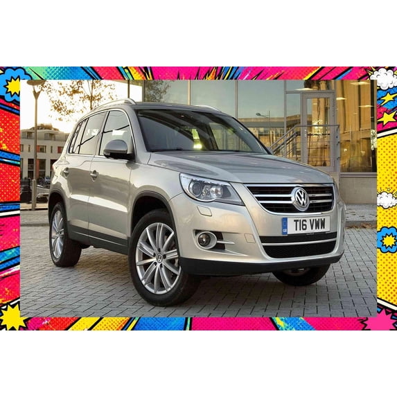 2008 Volkswagen Tiguan UK - Pop Art Edition | 24x36 Inch Glossy ...