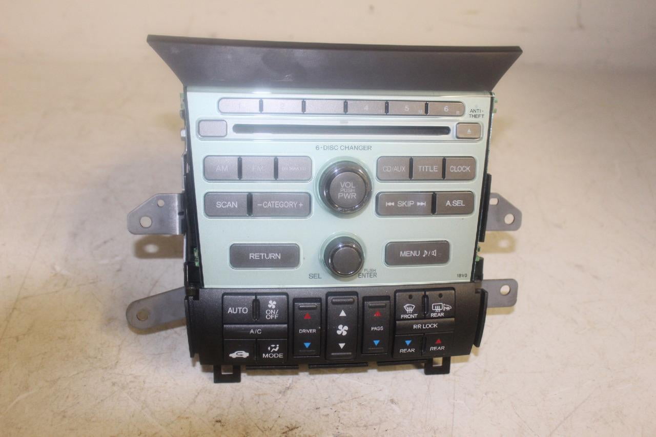 2009-2011 Honda Pilot Stereo Radio Xm 6 Disc Changer Cd Player 39100 ...