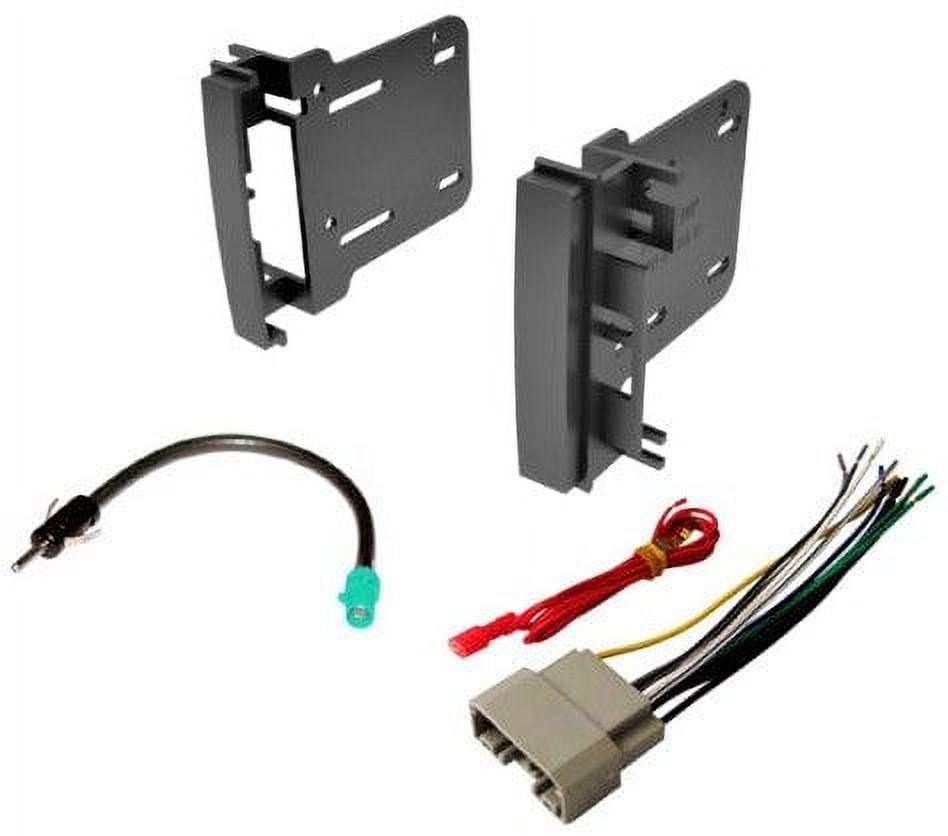 2009-2012 For Dodge Ram 1500 Double Din Dash Kit Wire Harness Antennal ...