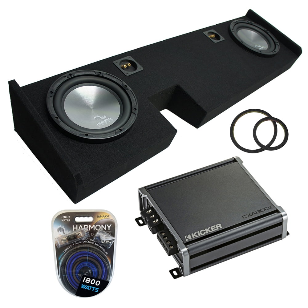 2009-2014 Ford F-150 Ext Super Cab Truck Harmony A102 Dual 10" Sub Box ...