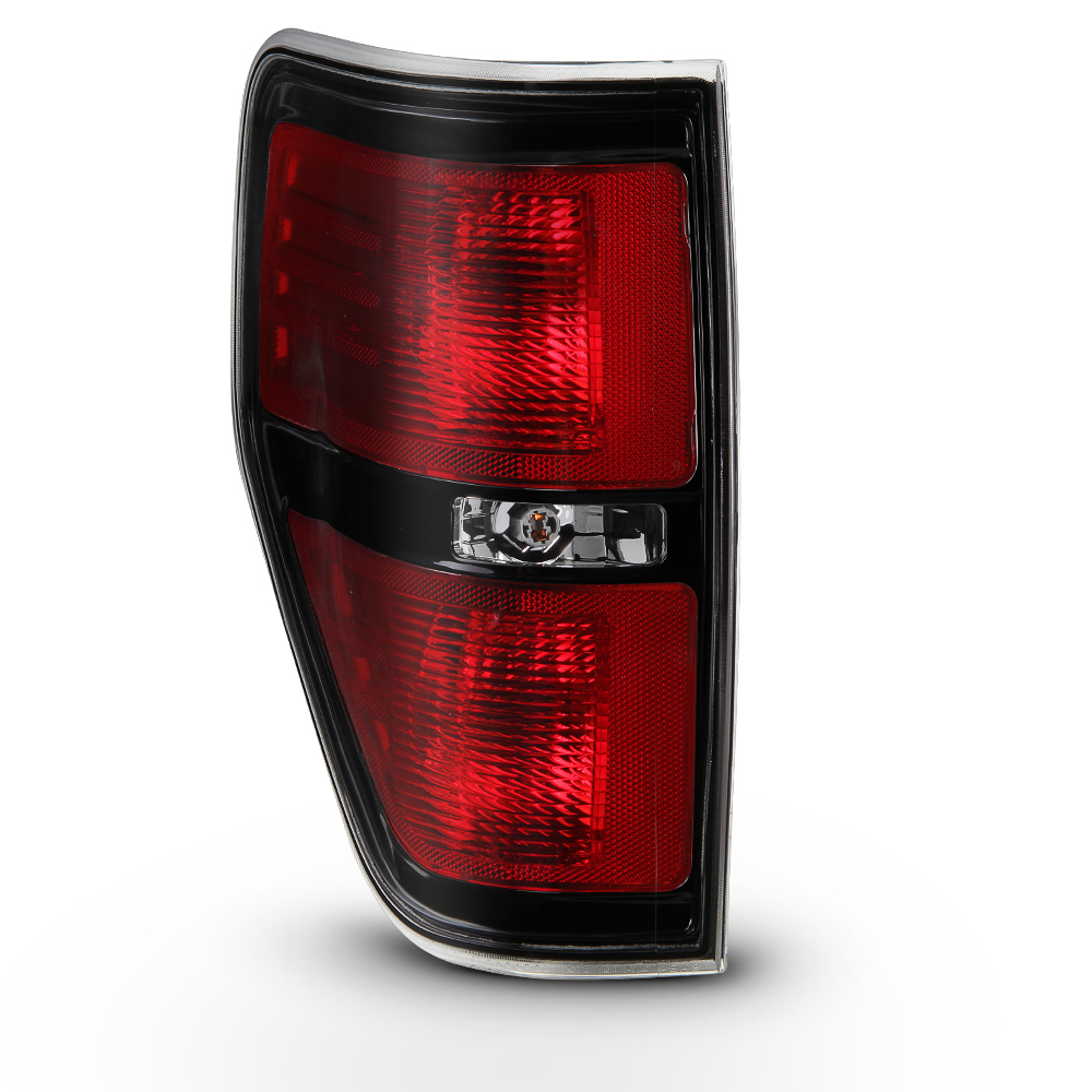 2009-2014 Ford F150 F-150 SVT Raptor Black Trim Tail Light Brake lamp ...
