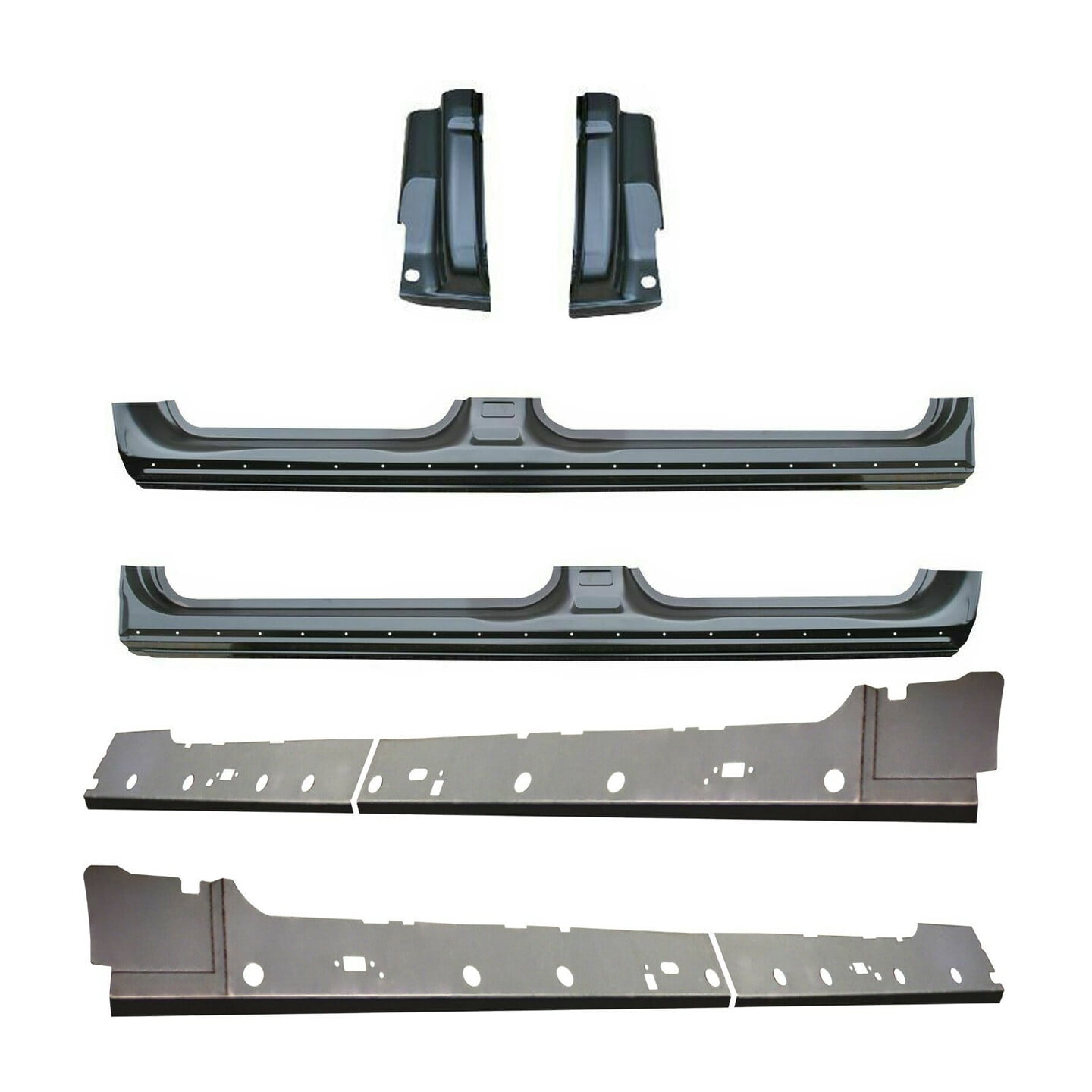 2009-2014 Ford Pickup F150 Super Crew Inner & Outer Rocker Panels & Cab ...