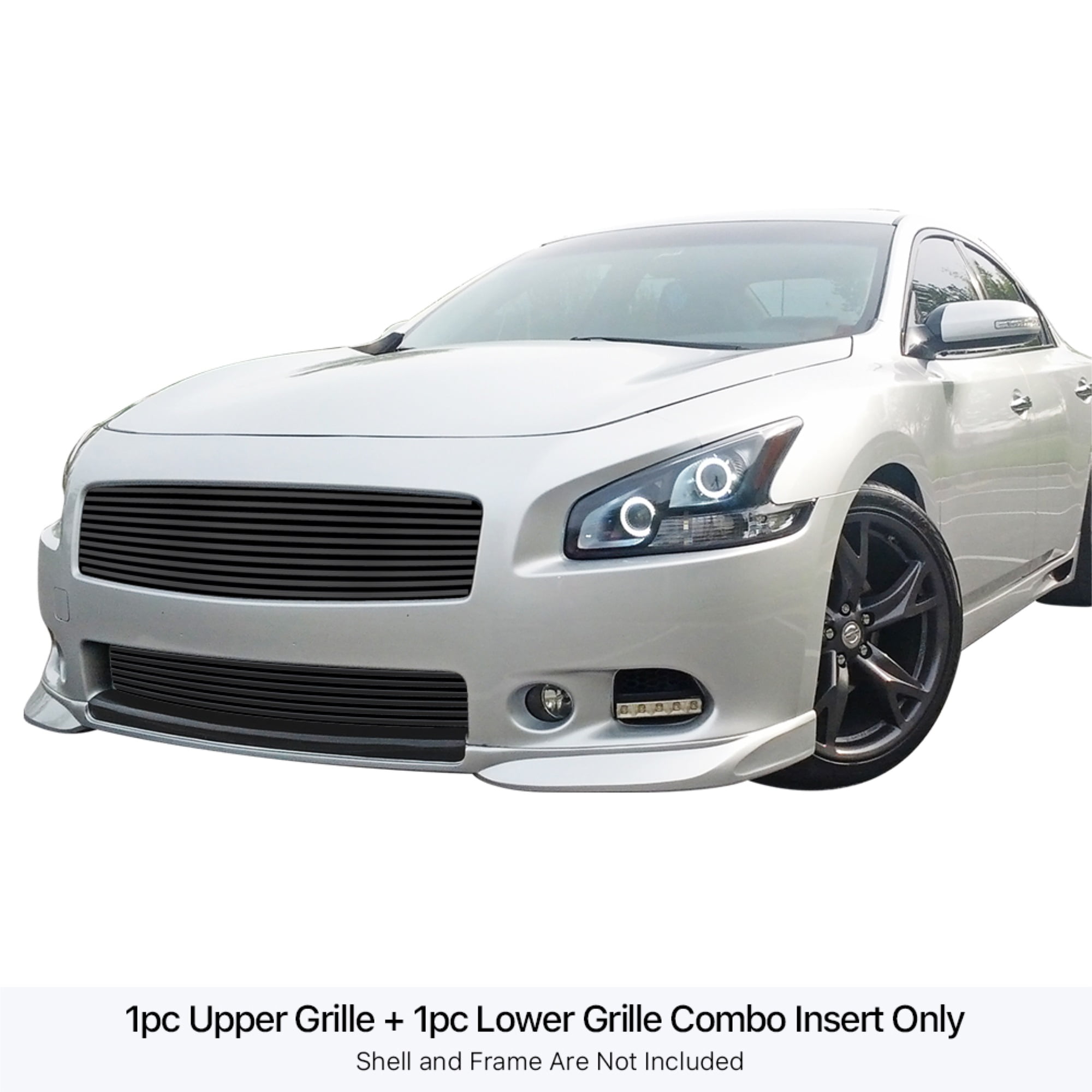 2009-2014 Nissan Maxima Stainless Steel Black Powder Coated Finish 8X6 ...