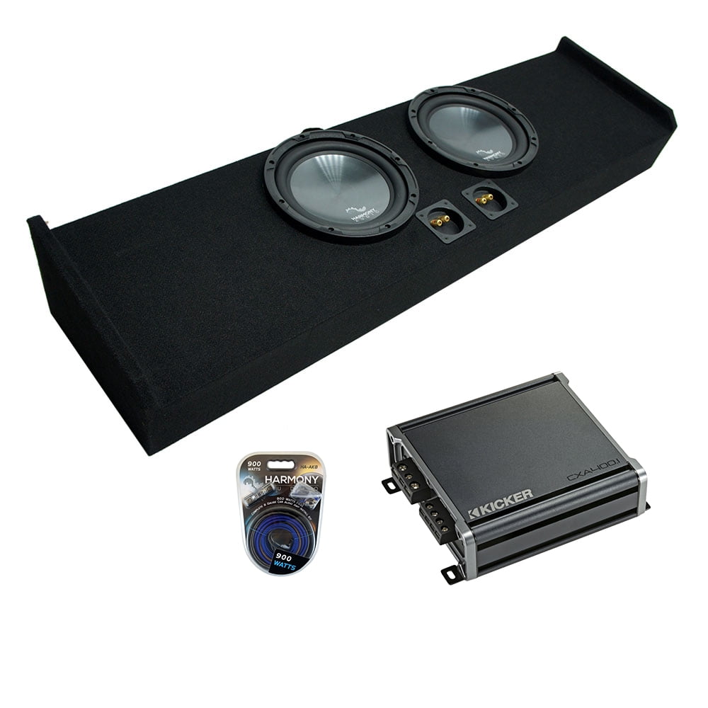 2009-2015 Ford F-150 Super Crew Truck Harmony R124 Dual 12" Sub Box ...