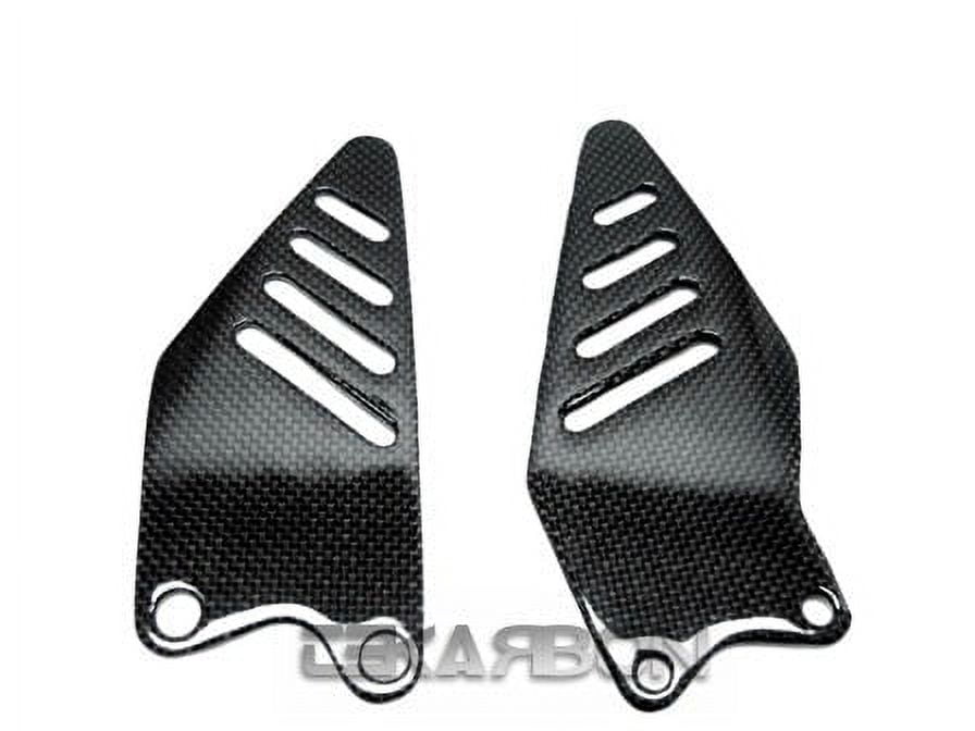 2009 - 2016 Kawasaki ZX6R Carbon Fiber Heel Plates - Walmart.com