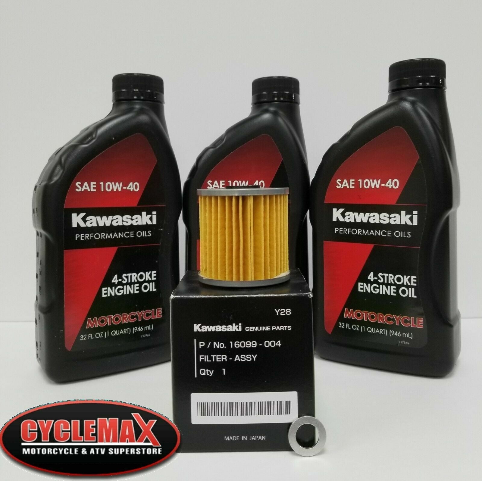2009 - 2022 Kawasaki KLR650 Factory Oil Change Kit - Walmart.com