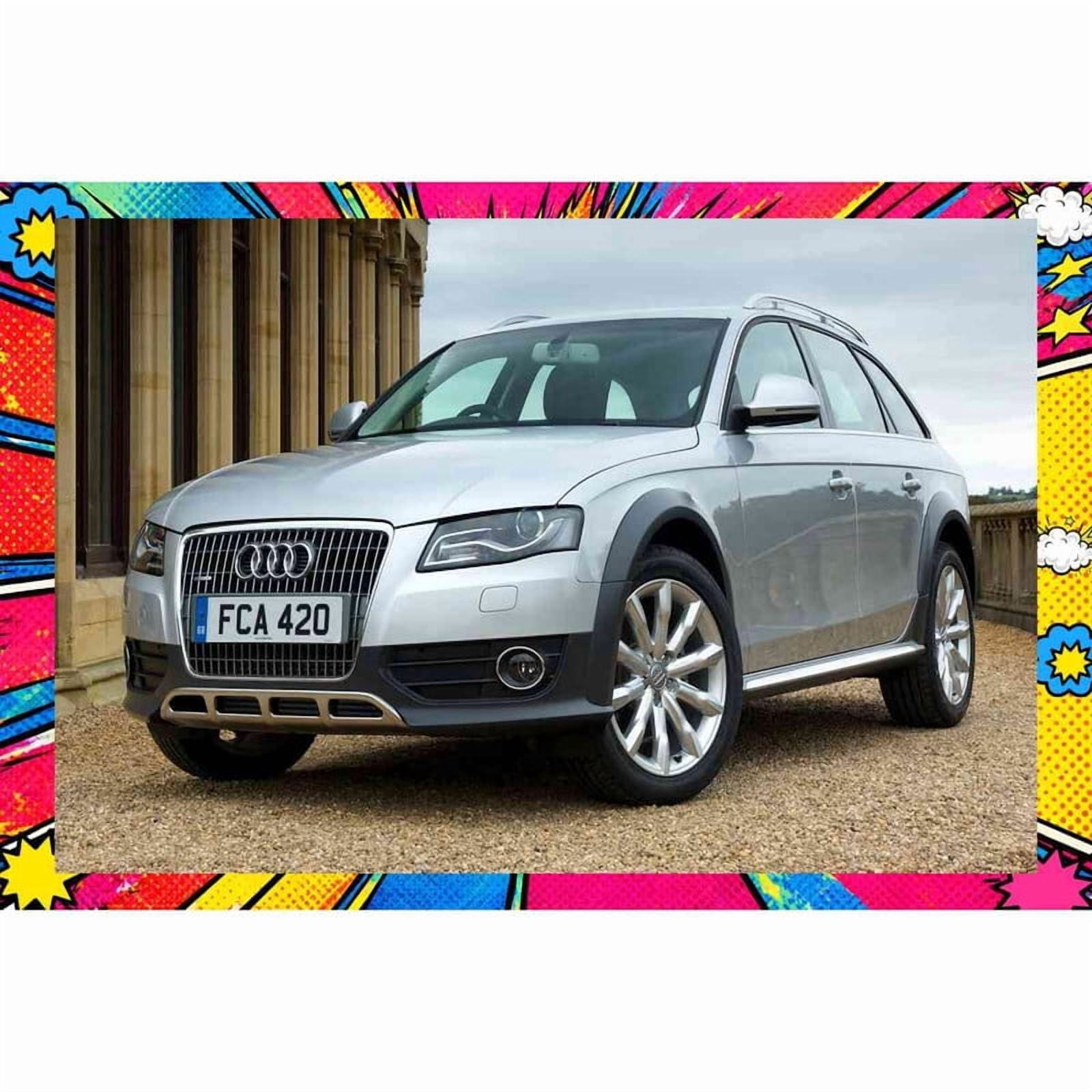 2009 Audi A4 Allroad UK - Pop Art Edition | 24x36 Inch Rolled Canvas ...