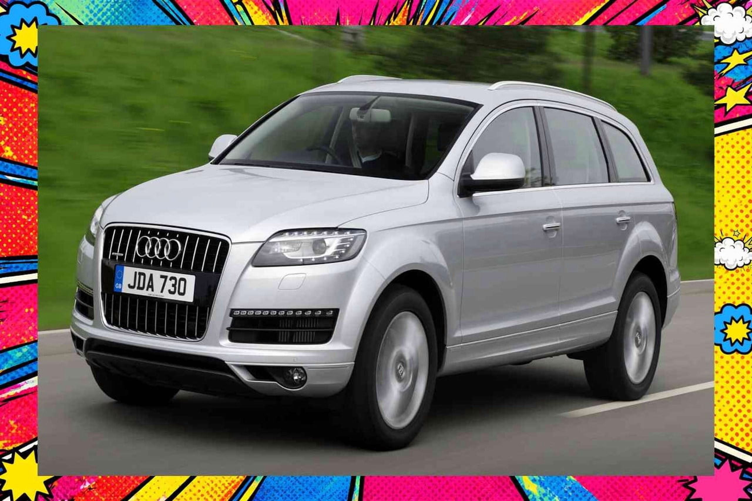 2009 Audi Q7 UK - Pop Art Edition | 24x36 Inch Glossy Laminated Poster ...