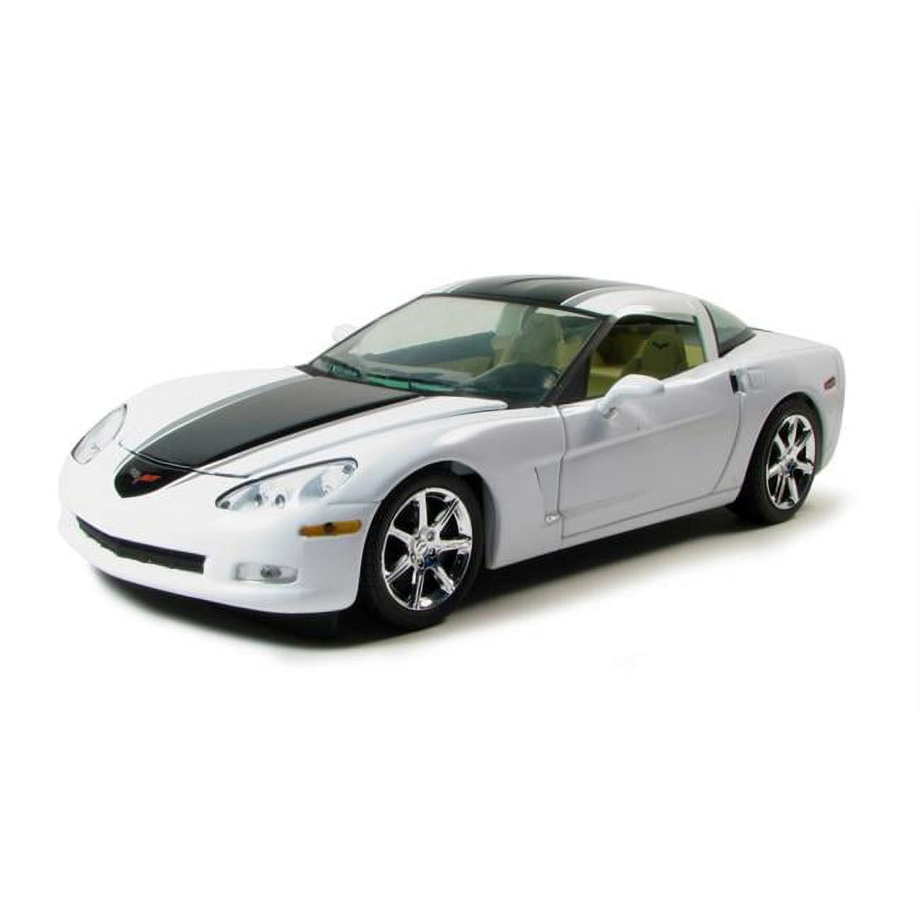 2009 Chevrolet Corvette C6 1/24 Coupe White Diecast Car Model by ...
