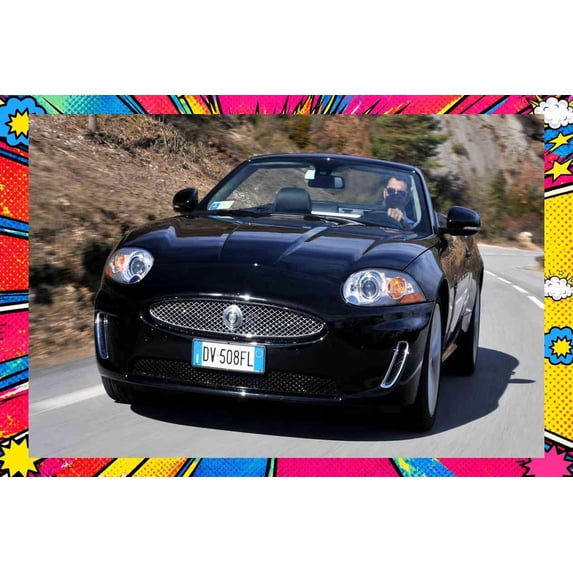 2009 Jaguar XK Convertible - Pop Art Edition | 24x36 Inch Glossy ...