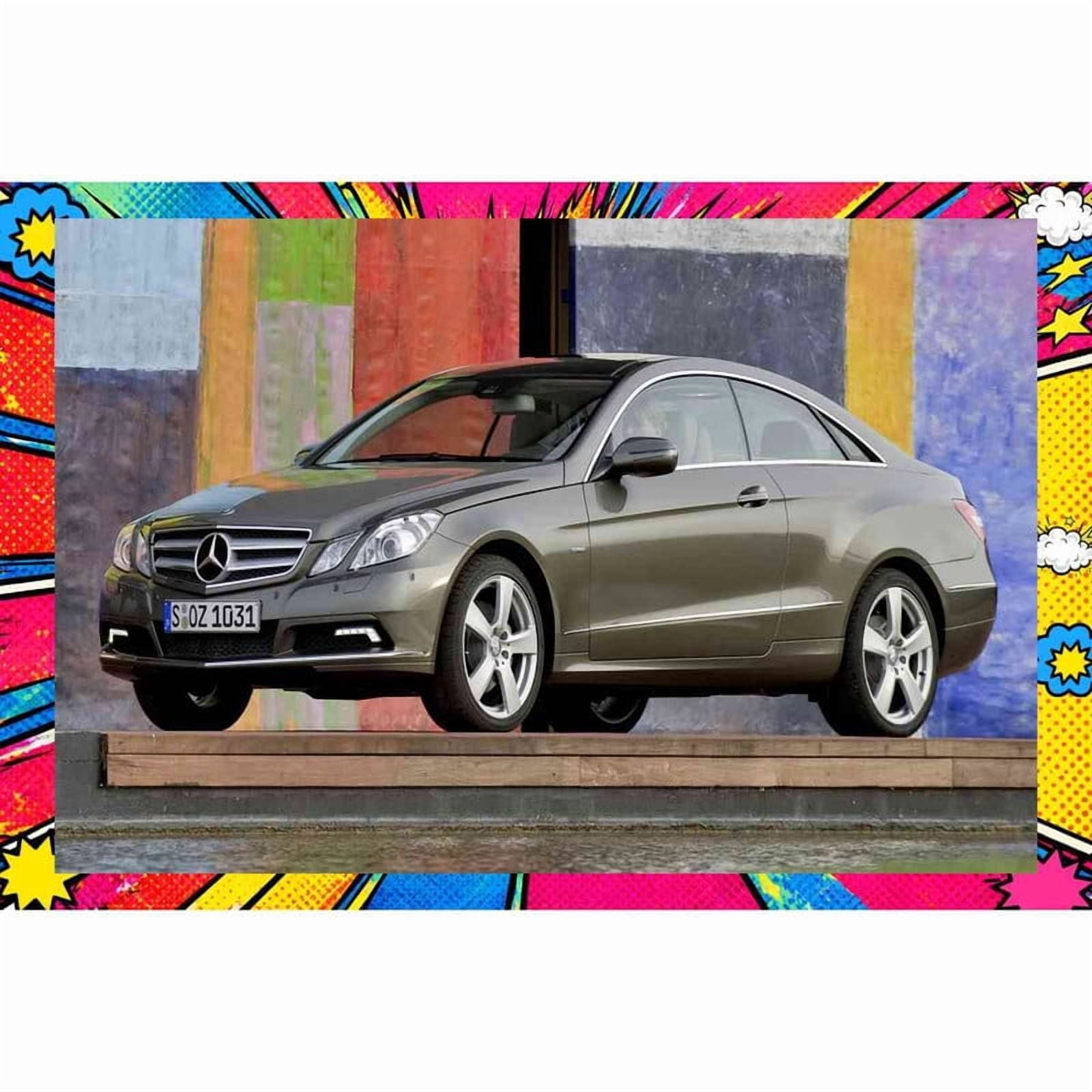 2009 Mercedes-Benz E-Class Coupe Style A - Pop Art Edition | 24x36 Inch ...