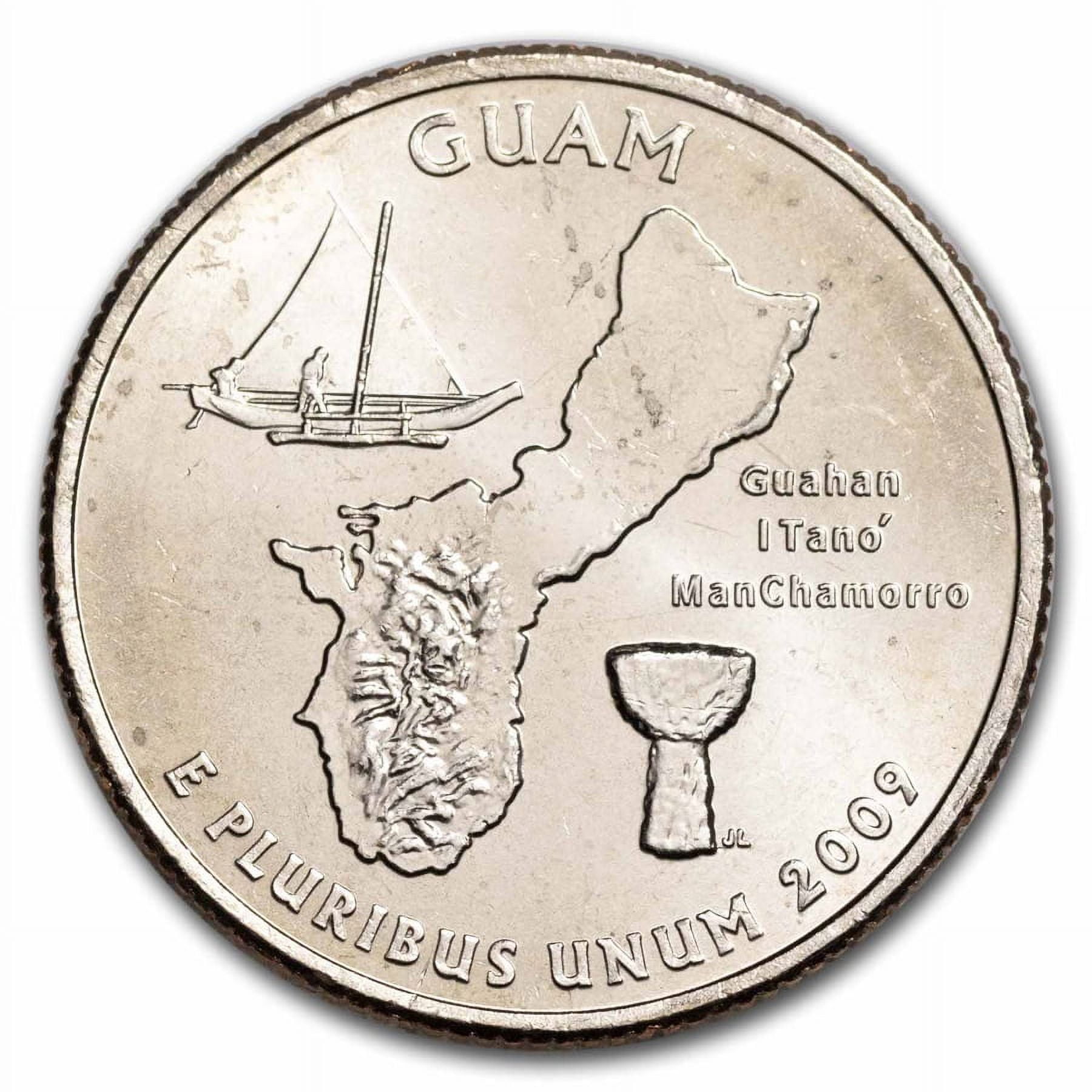 2009-P U.S. Territory Guam Quarter BU - Walmart.com