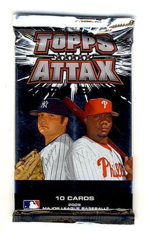 MLB 2009 Topps Attax Booster Pack - Walmart.com