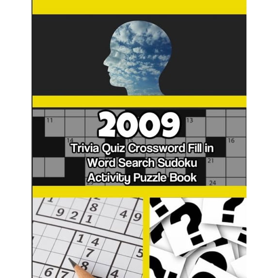 2009 Trivia Quiz Crossword Fill-In Word Search Sudoku Activity Puzzle ...