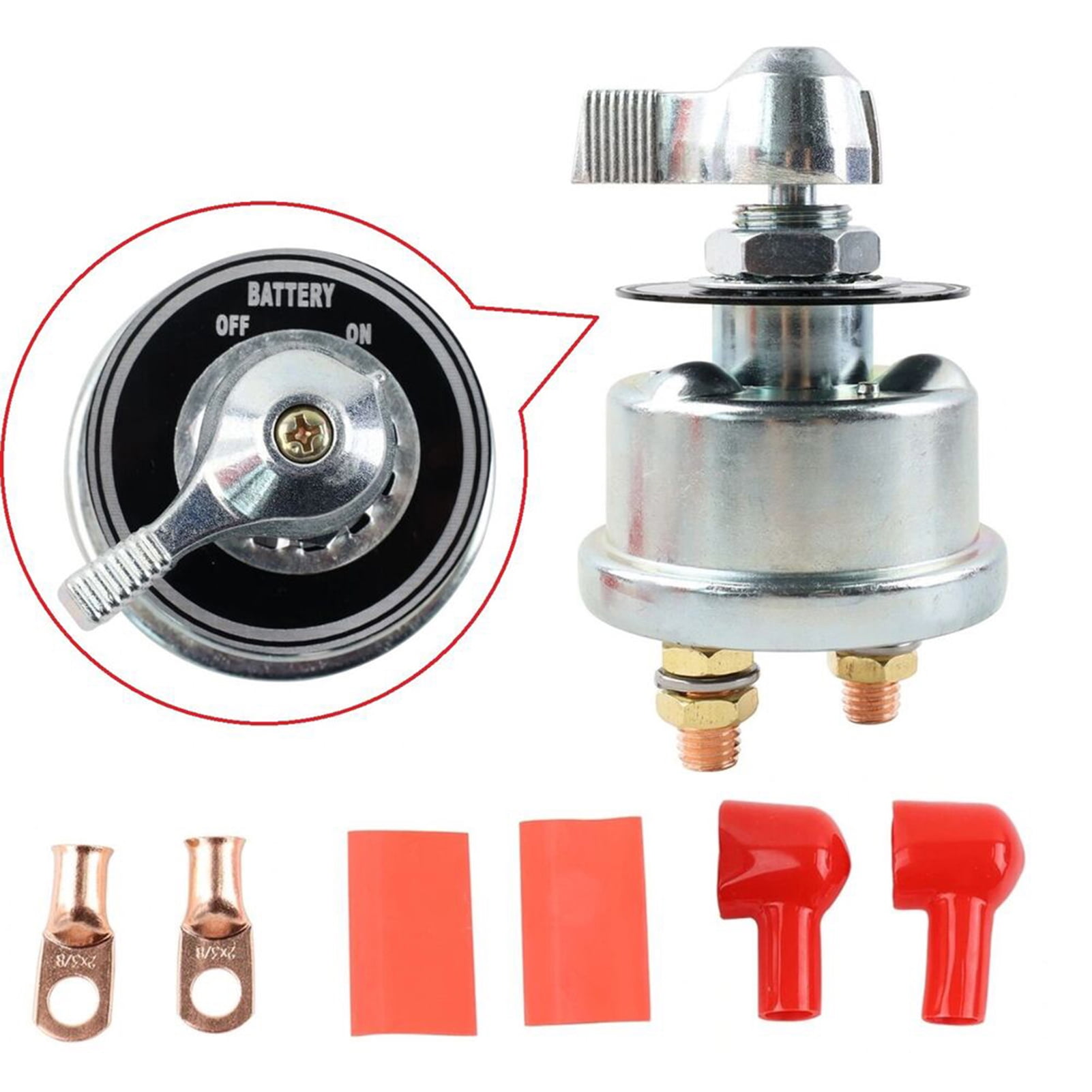 200A 12V-24V Master Battery Disconnect Switch Battery Power Cut Off ...