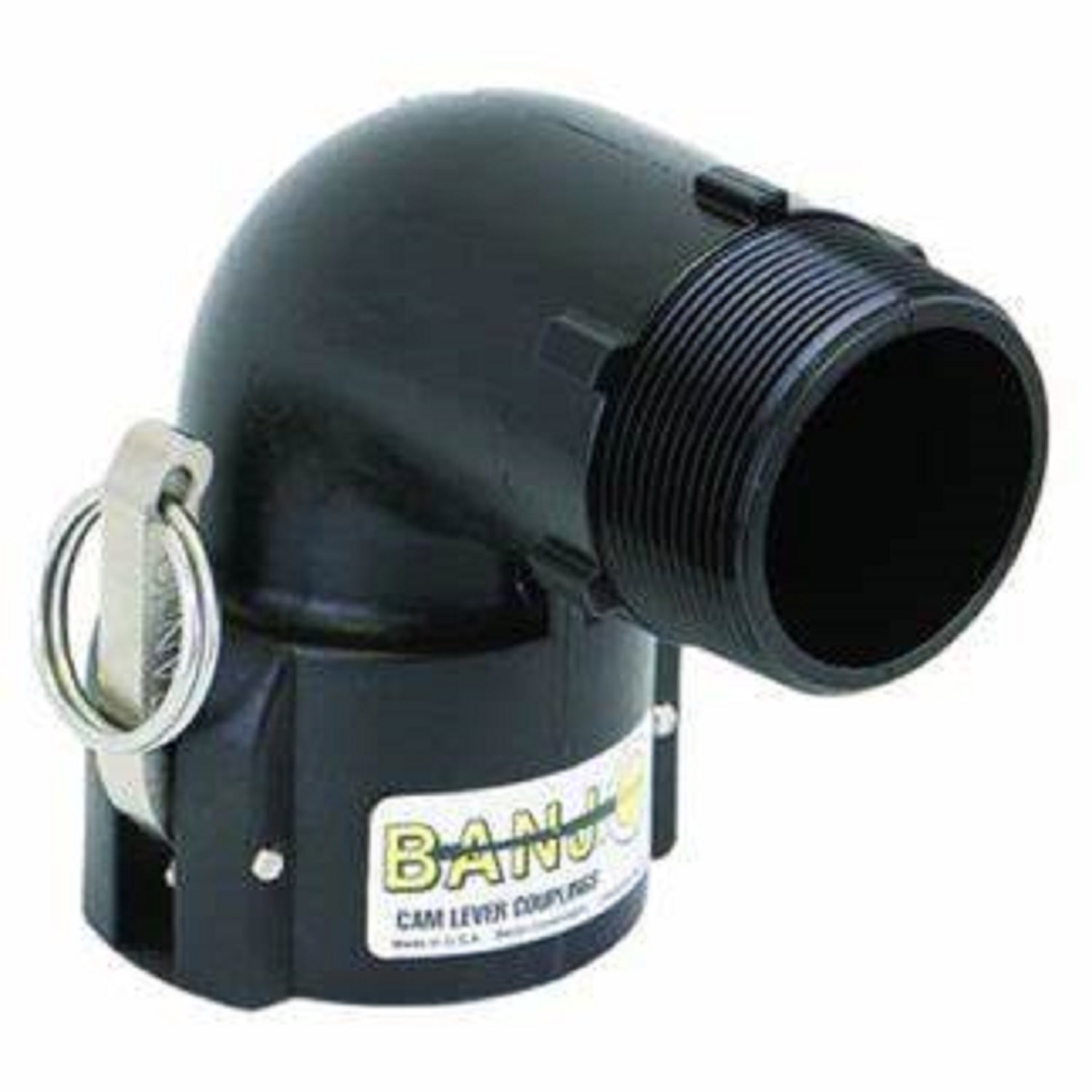 200B90 Banjo 2" 90 Degree Female Coupler X 2" Male Thread Poly Cam ...